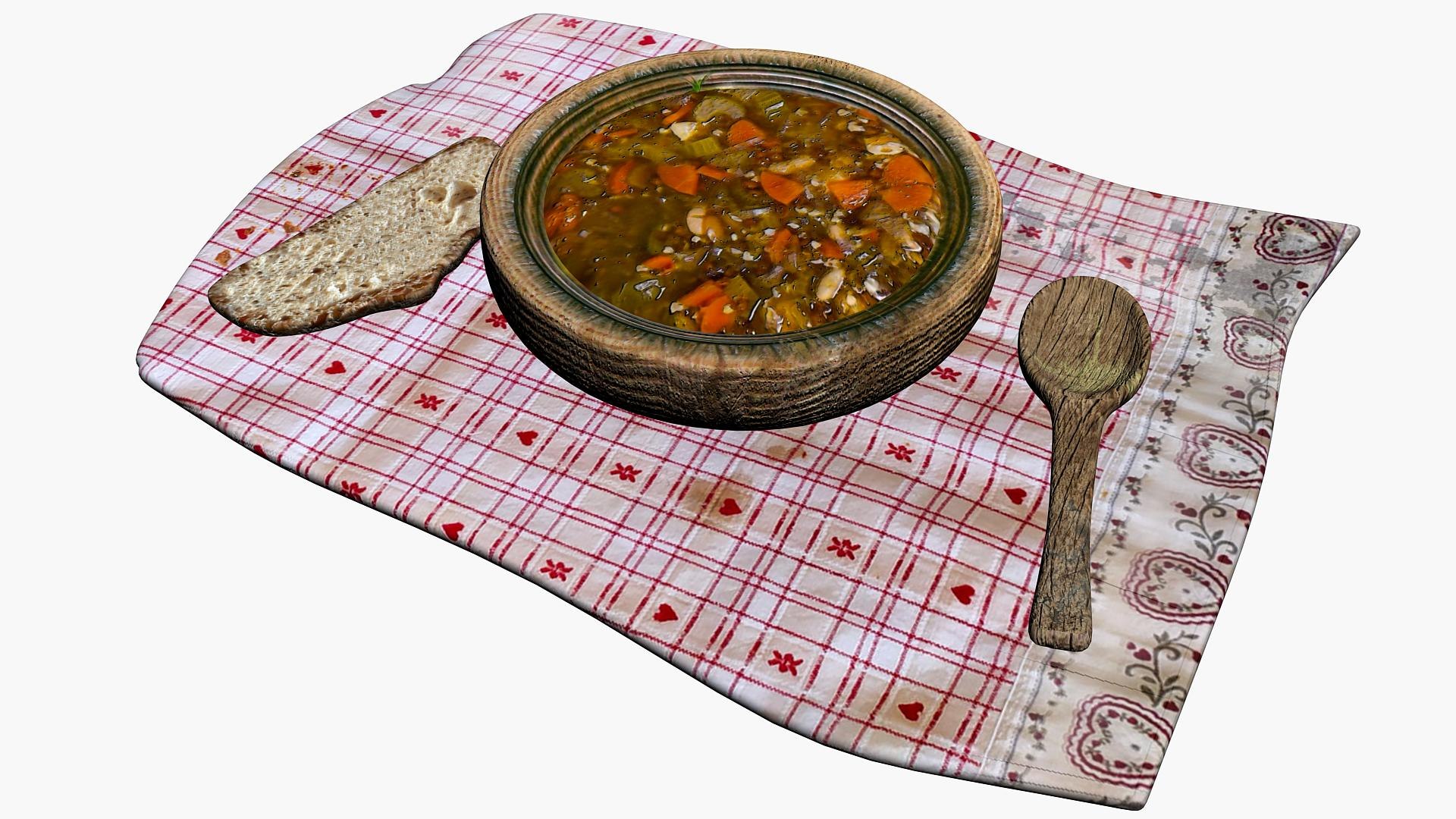 Soup Model - TurboSquid 2040878