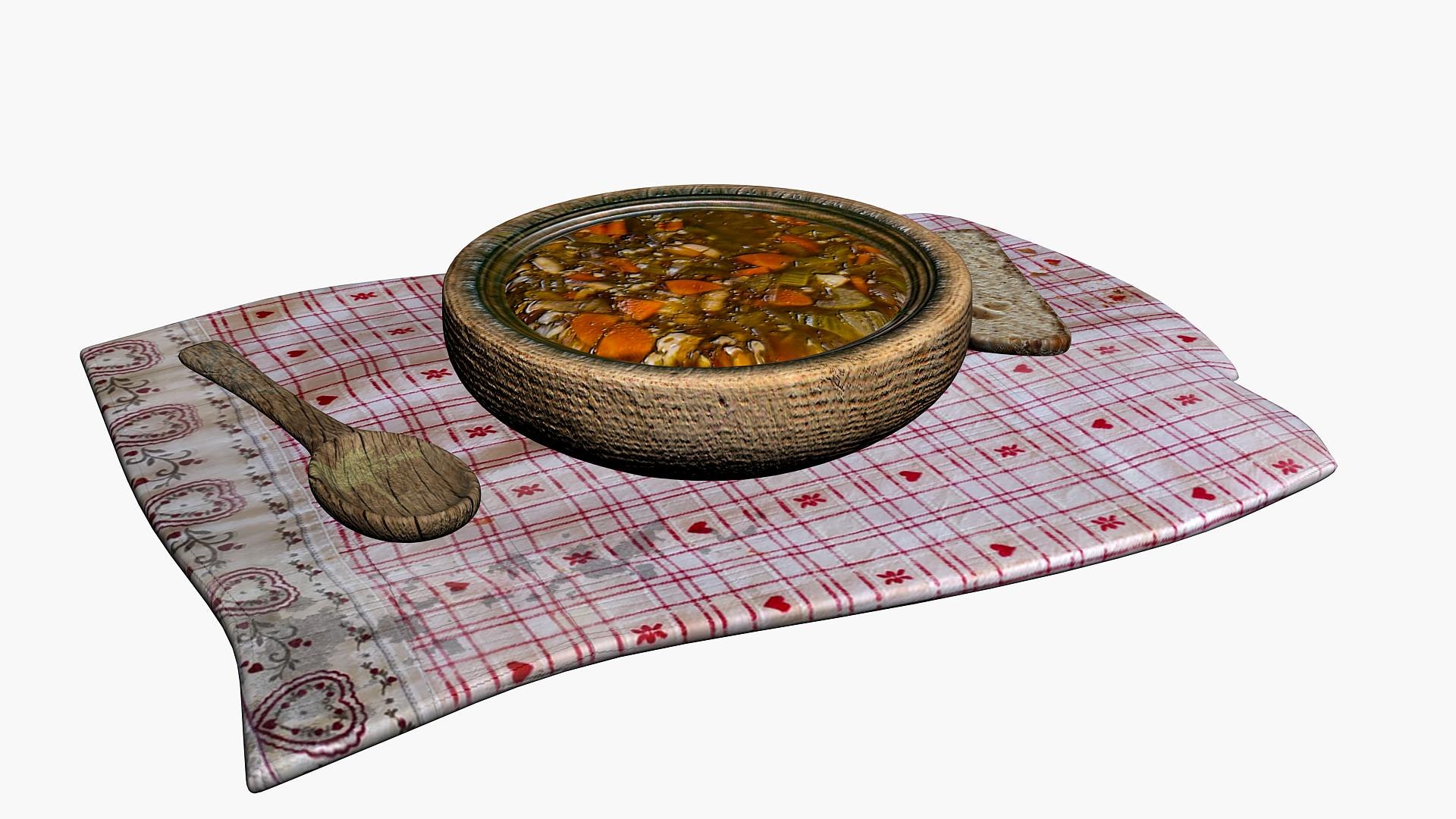 Soup Model - TurboSquid 2040878