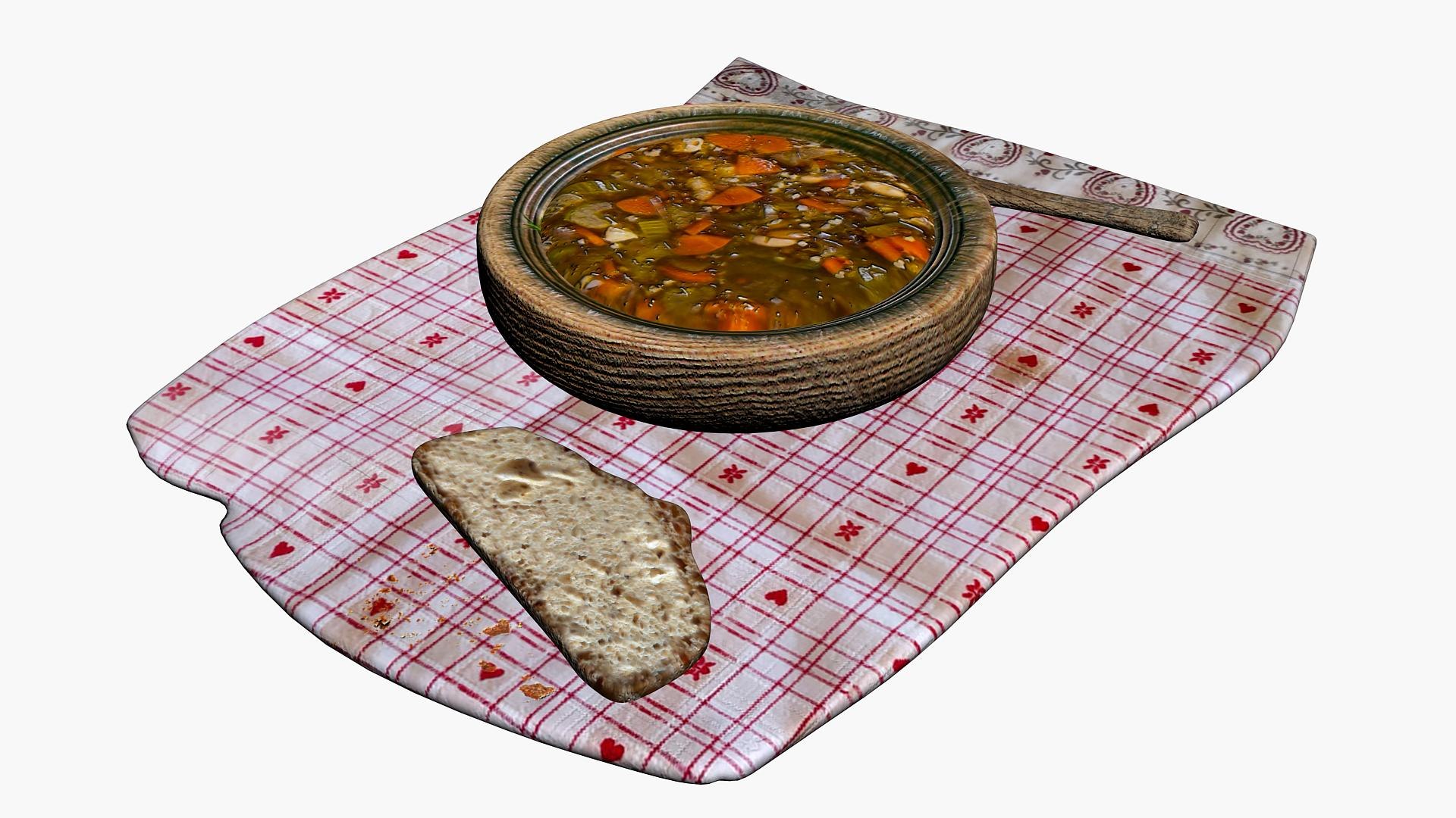 Soup Model - TurboSquid 2040878