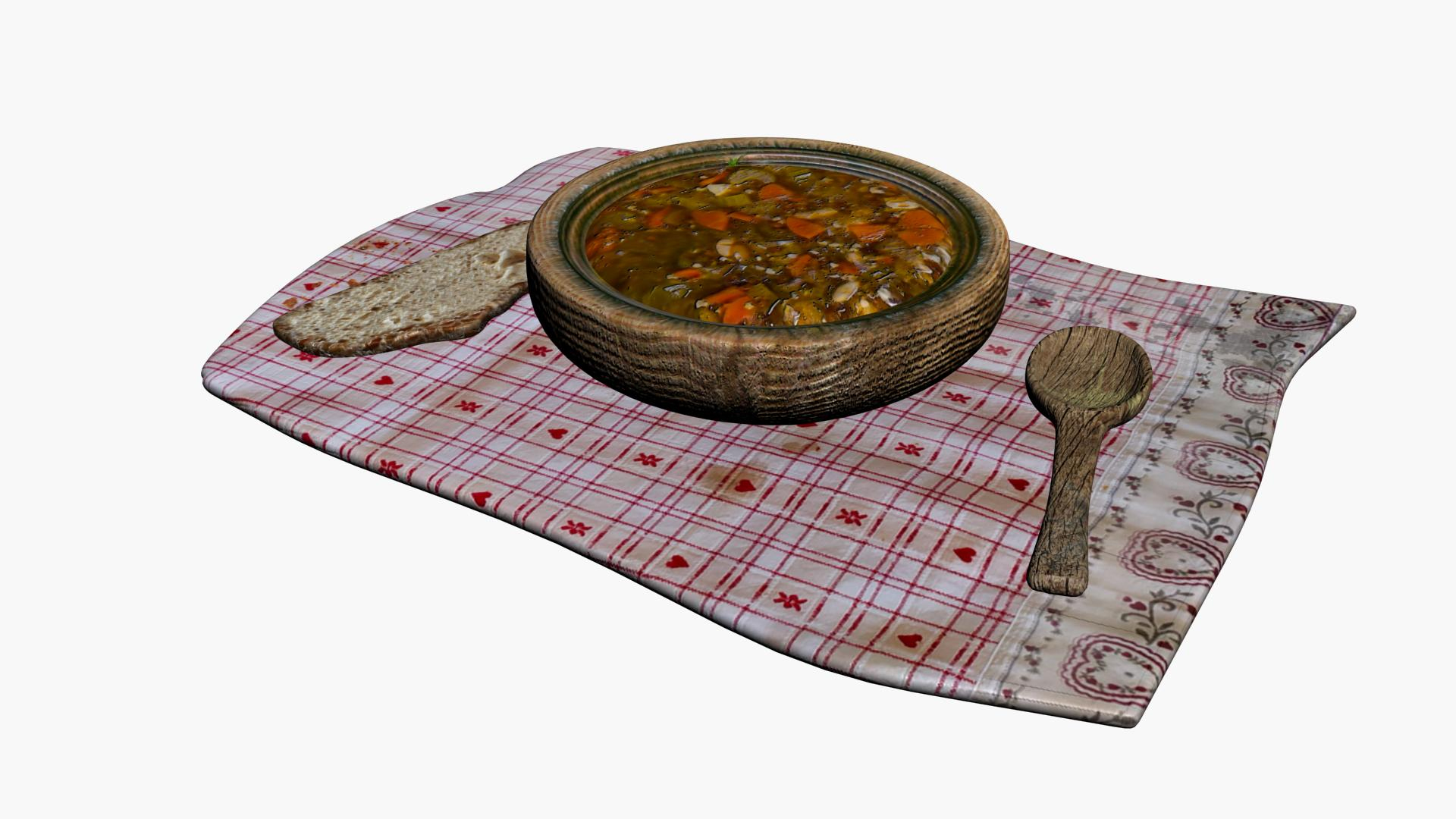 Soup Model - TurboSquid 2040878