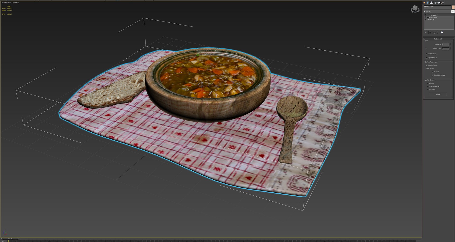 Soup Model - TurboSquid 2040878