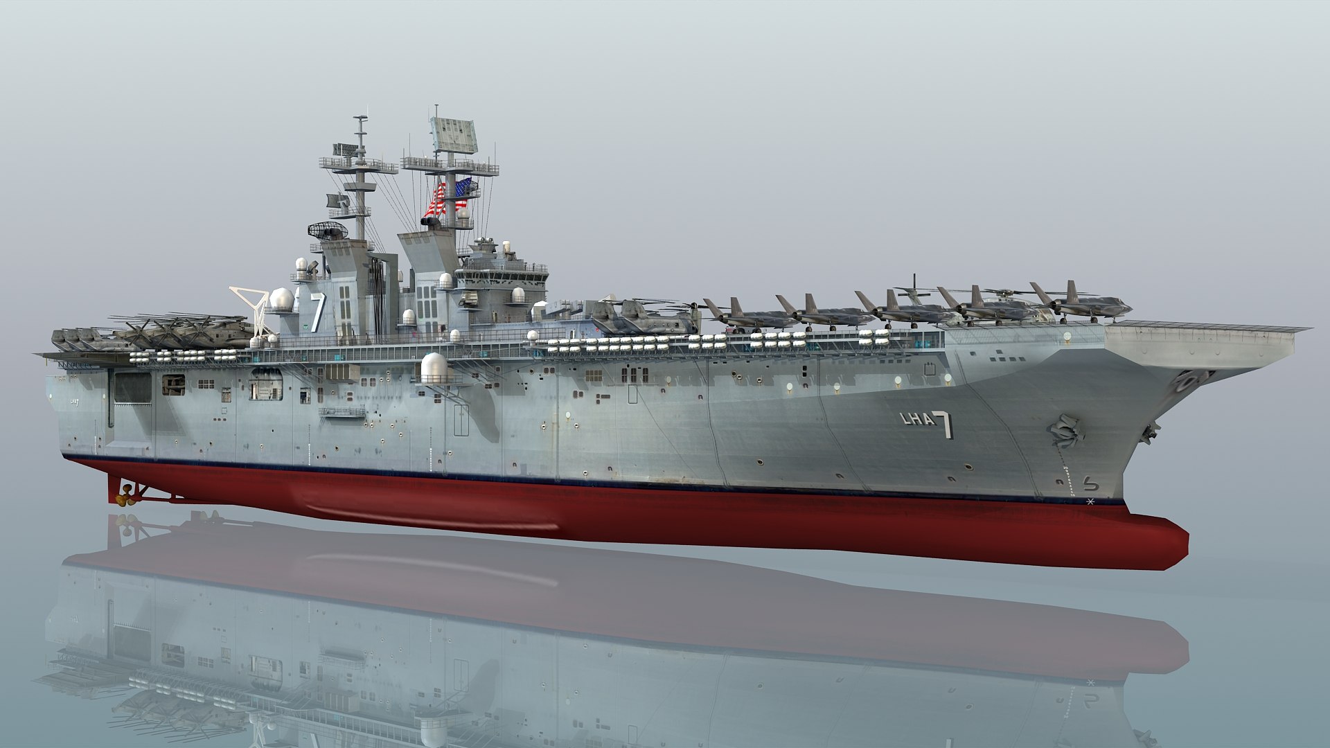 Uss Tripoli Lha-7 Model - TurboSquid 1521819