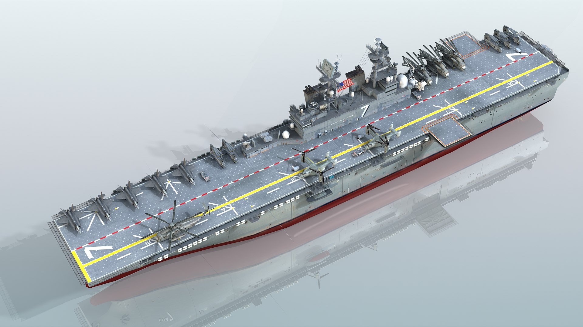 Uss Tripoli Lha-7 Model - TurboSquid 1521819