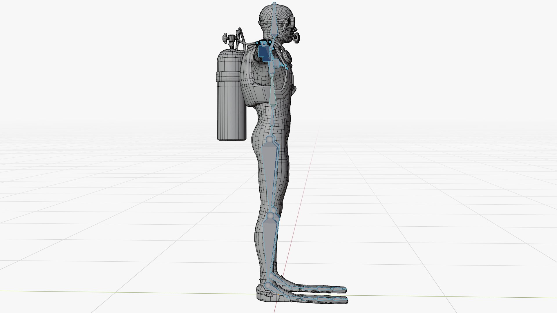 Scuba Diver - Diving Suit 3D model - TurboSquid 2053715