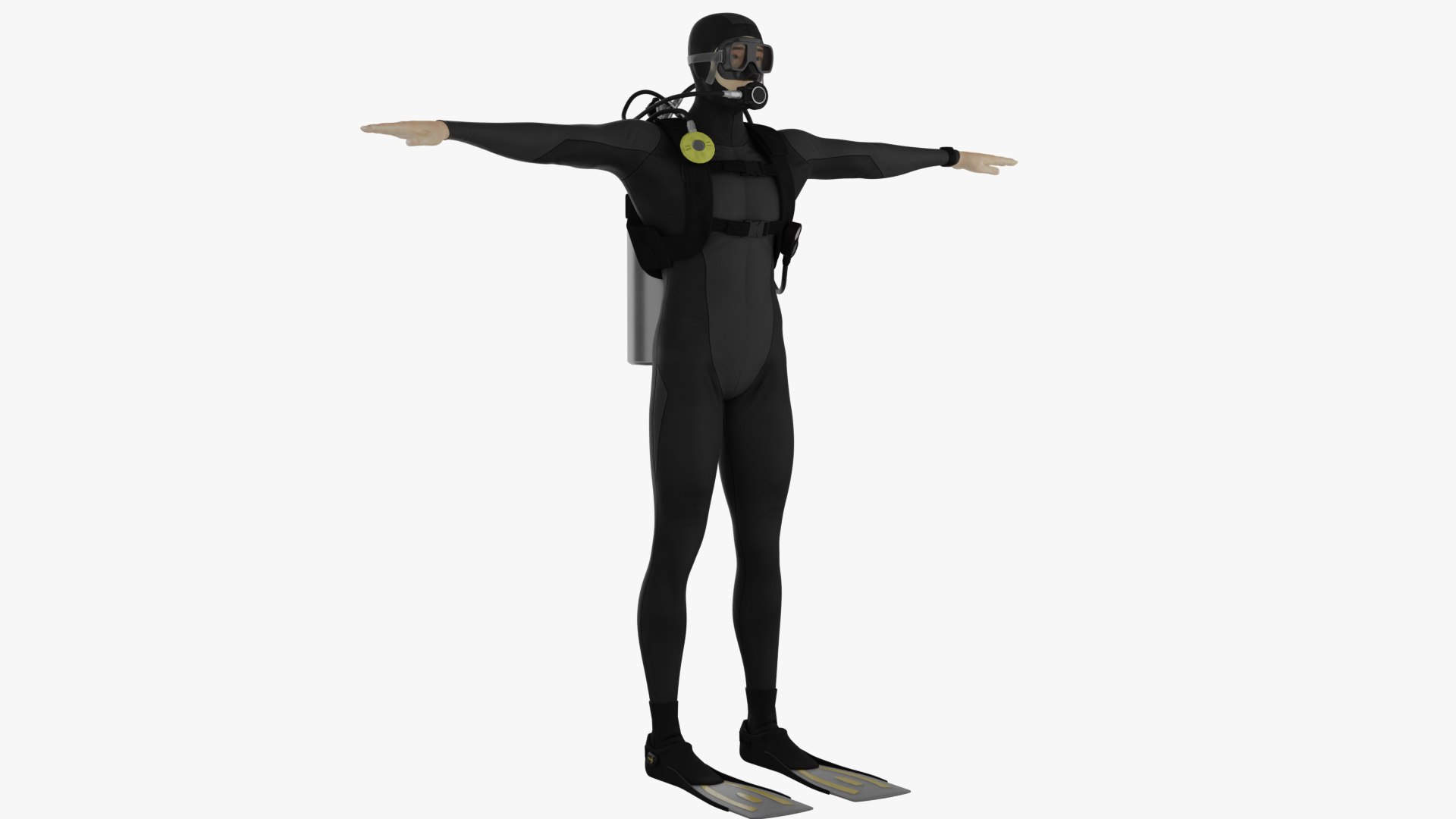 Scuba Diver - Diving Suit 3D model - TurboSquid 2053715