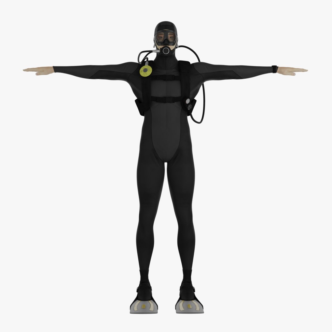 Scuba Diver - Diving Suit 3D model - TurboSquid 2053715