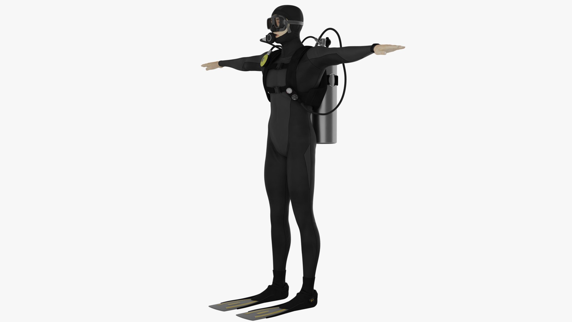 Scuba Diver - Diving Suit 3D model - TurboSquid 2053715
