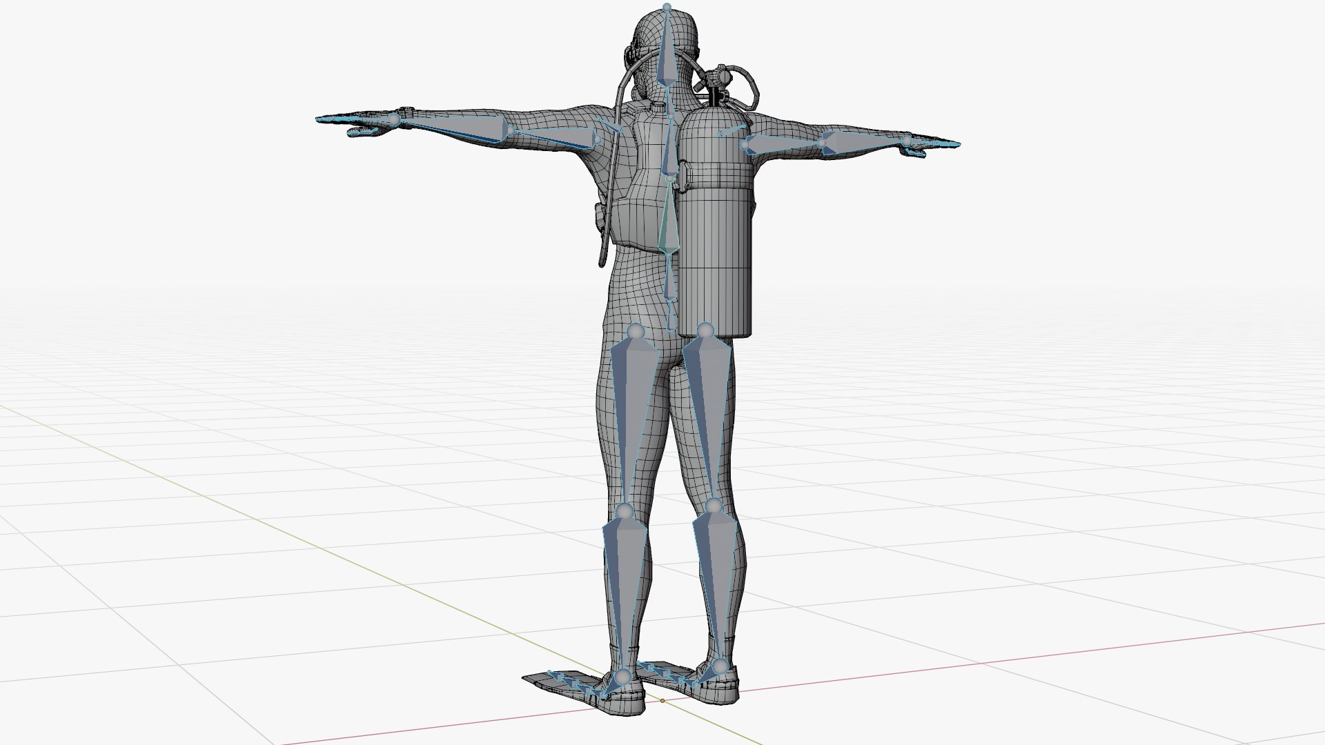 Scuba Diver - Diving Suit 3D model - TurboSquid 2053715