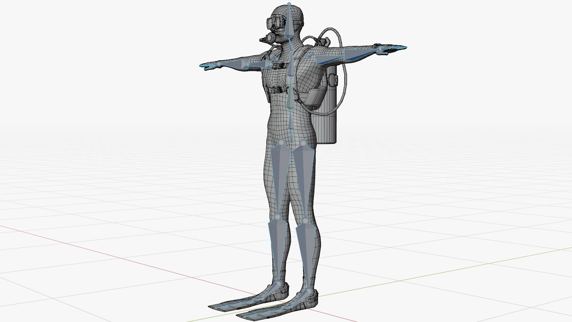 Scuba Diver - Diving Suit 3D model - TurboSquid 2053715
