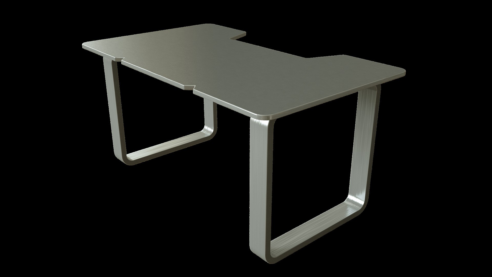 3D computer desk - TurboSquid 1712217