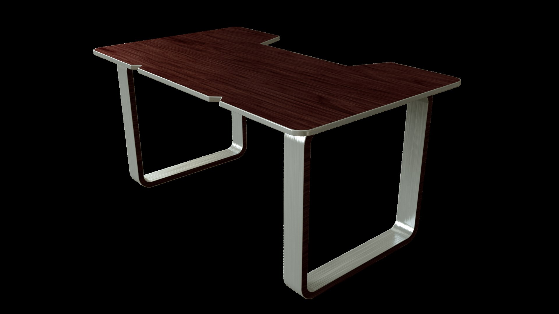 3D computer desk - TurboSquid 1712217