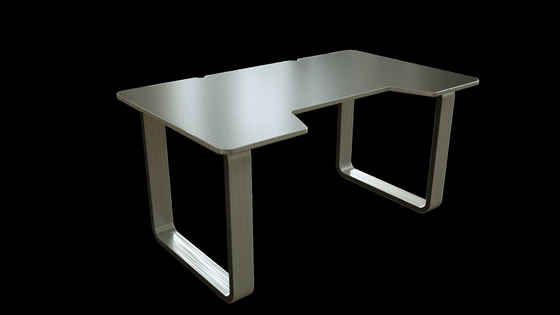 3D computer desk - TurboSquid 1712217