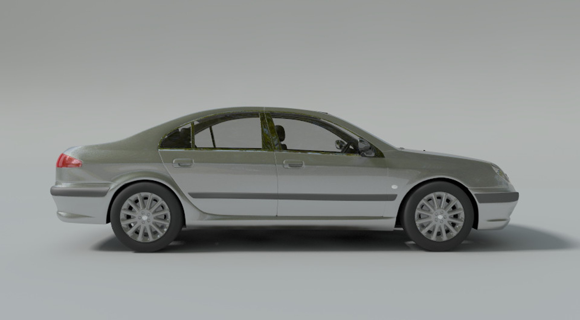 Peugeot 607 3d Model