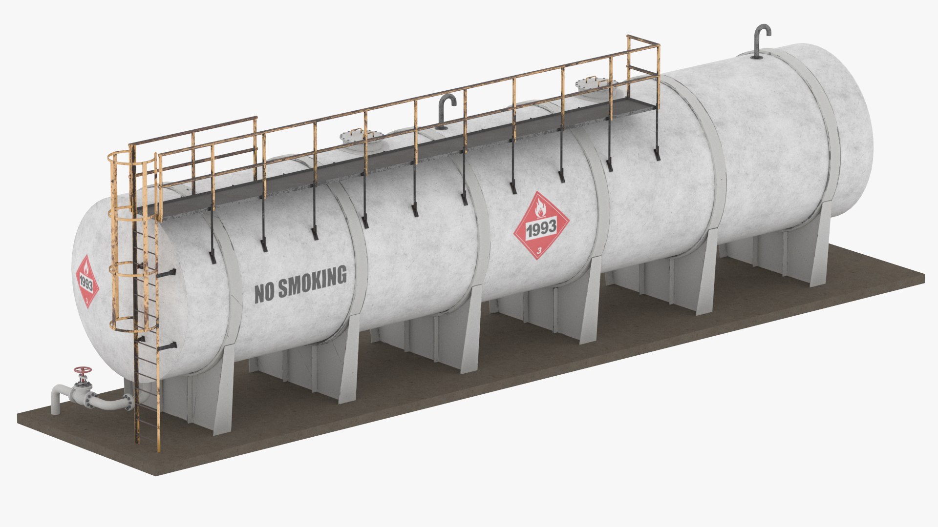 Fuel Tank 3D Model - TurboSquid 1505029