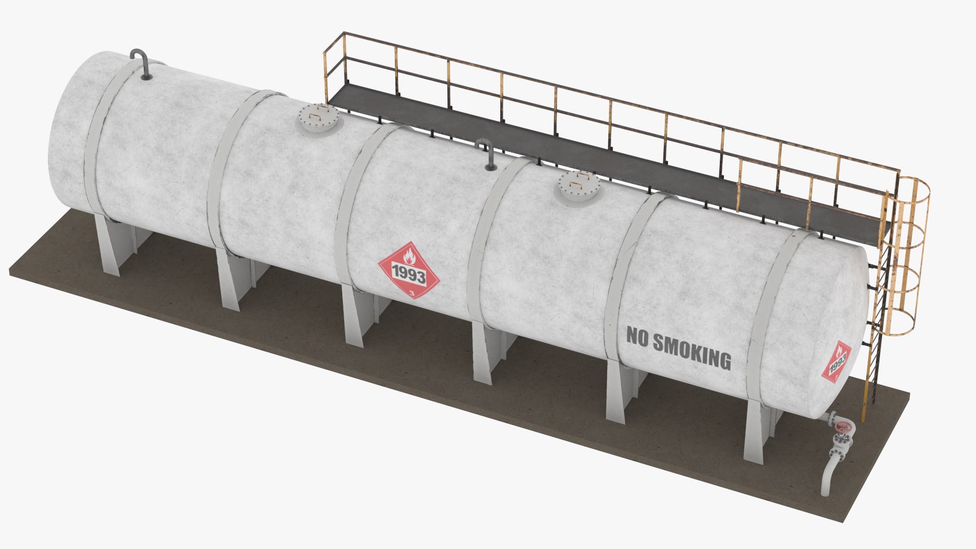 Fuel Tank 3D Model - TurboSquid 1505029