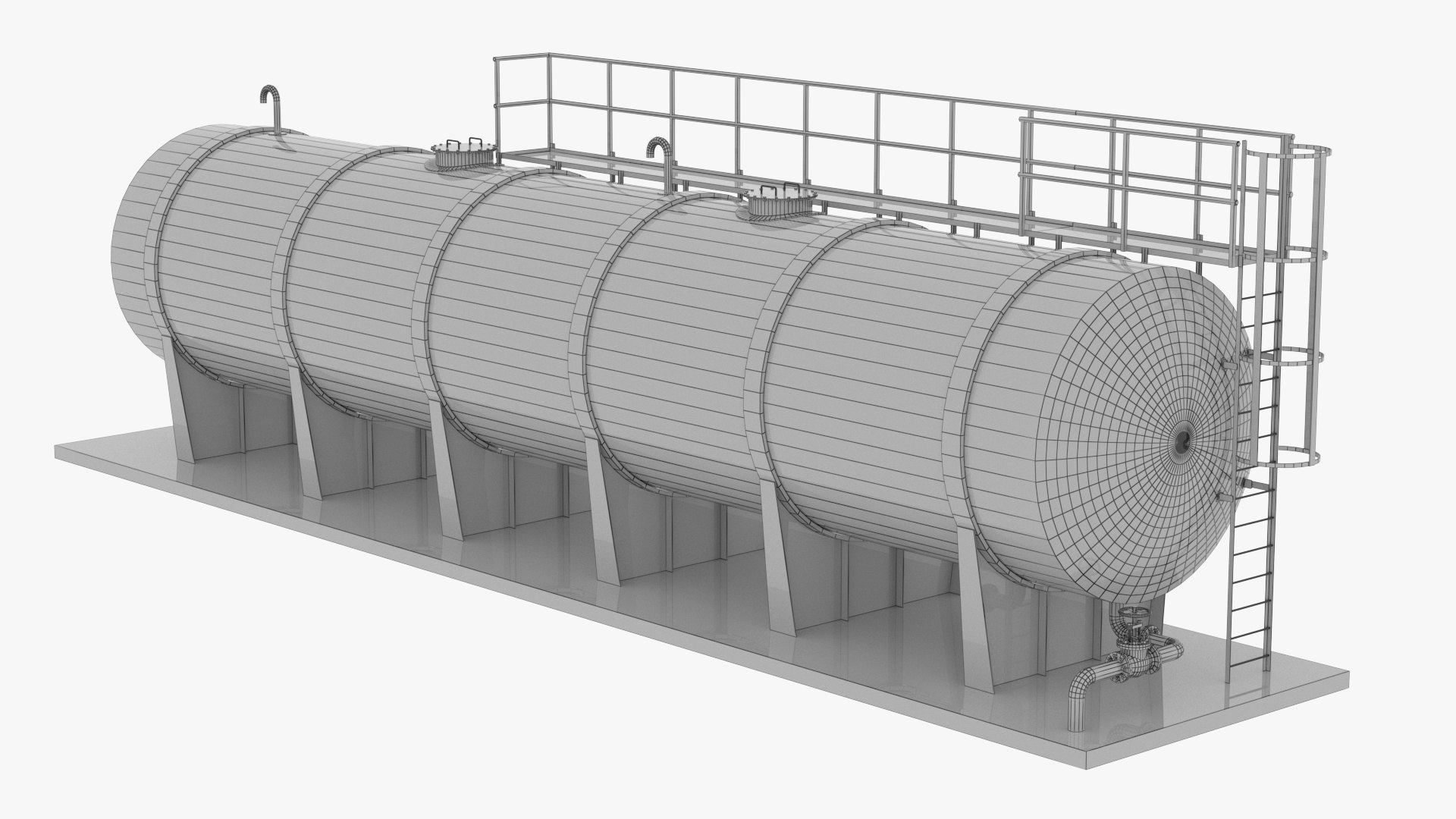 Fuel Tank 3D Model - TurboSquid 1505029