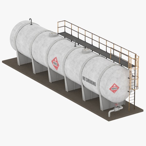 Fuel tank 3D model - TurboSquid 1505029