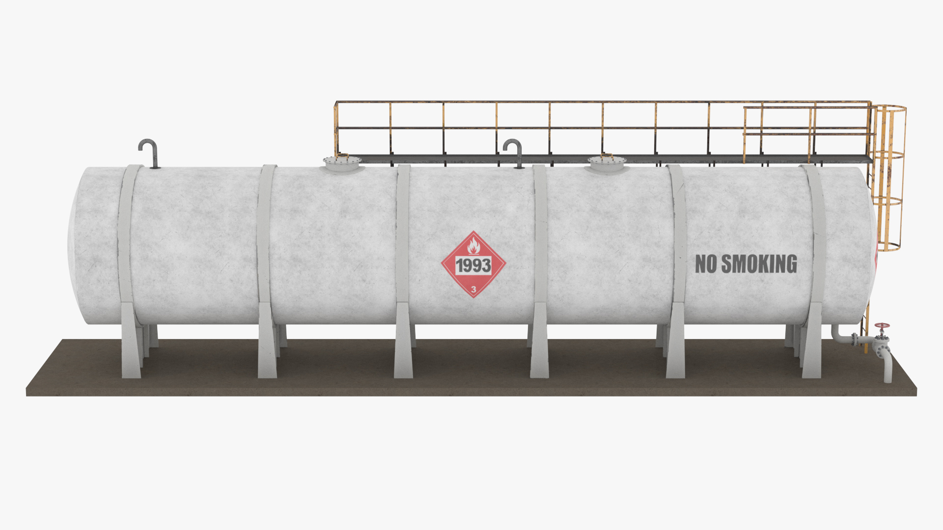 Fuel Tank 3D Model - TurboSquid 1505029