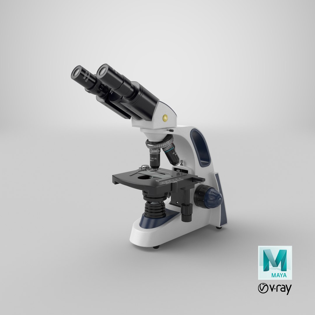 Lab microscope 3D model - TurboSquid 1626138