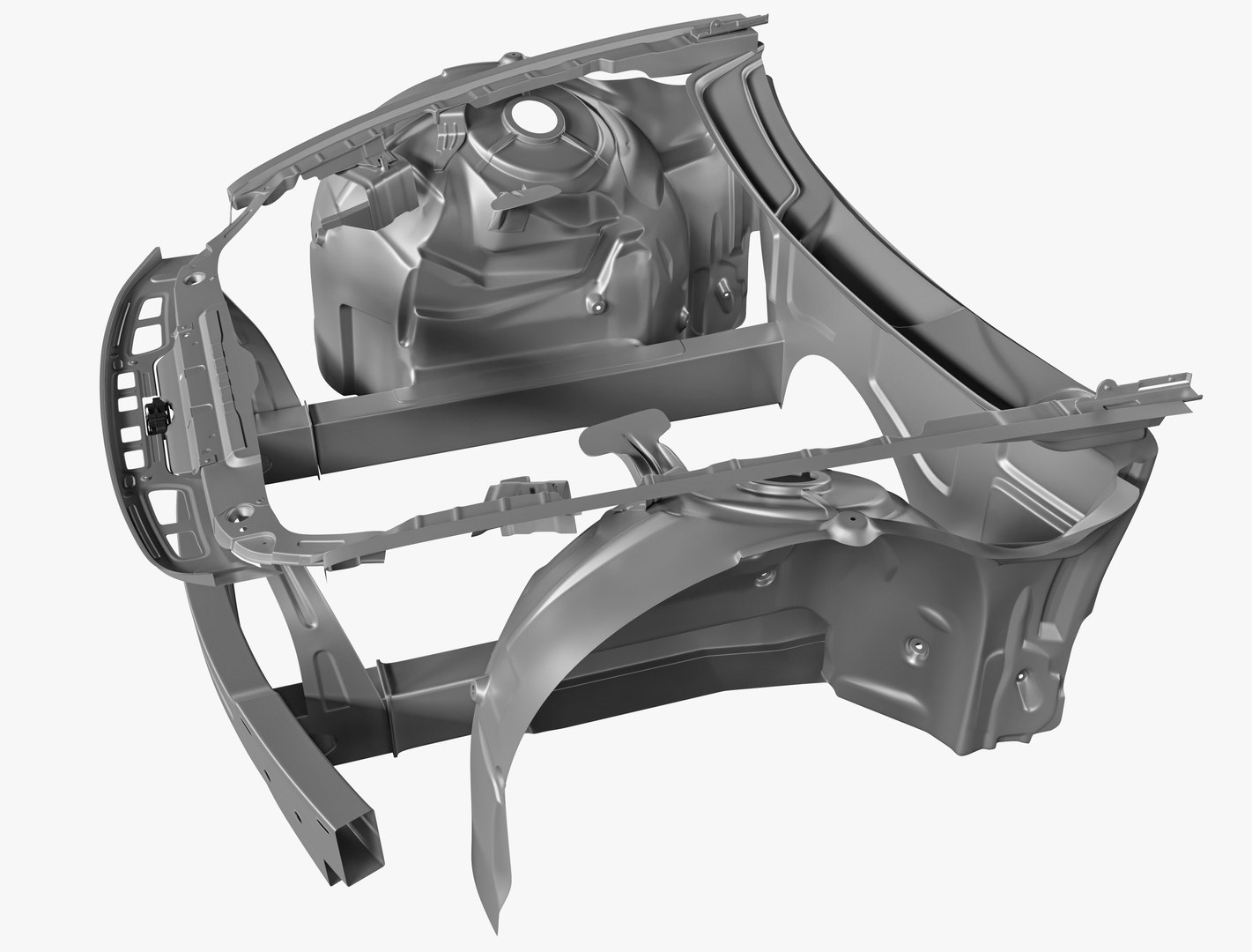 Car Frame Model - TurboSquid 2334811