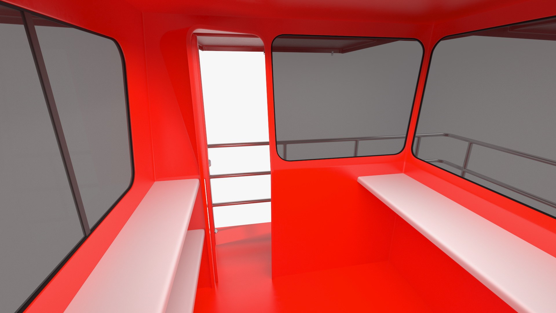 3D Red House Lifeguard - TurboSquid 2137045