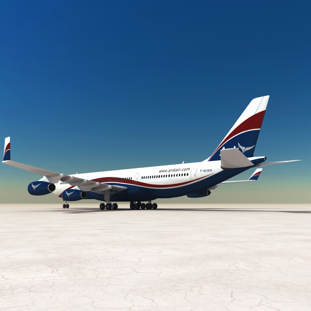3ds Max Airbus A340