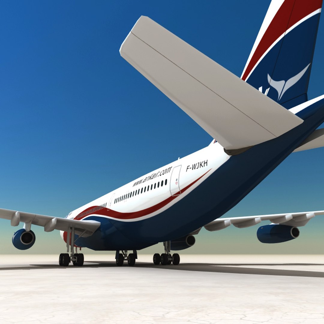 3ds Max Airbus A340