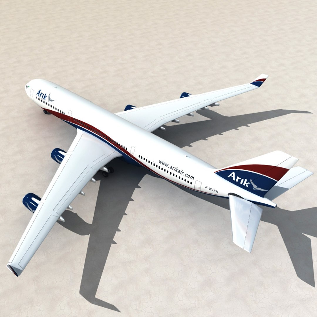 3ds Max Airbus A340