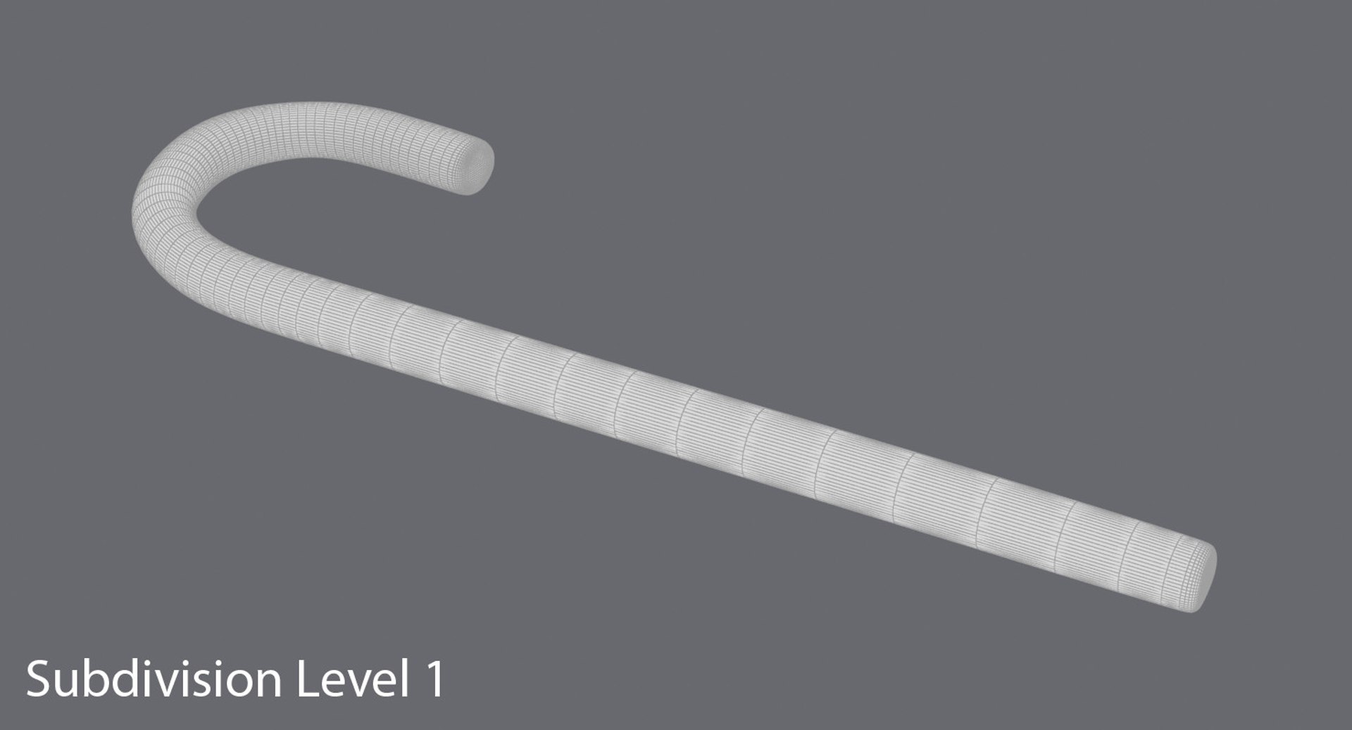 Candy-cane 3D Model - TurboSquid 1192702