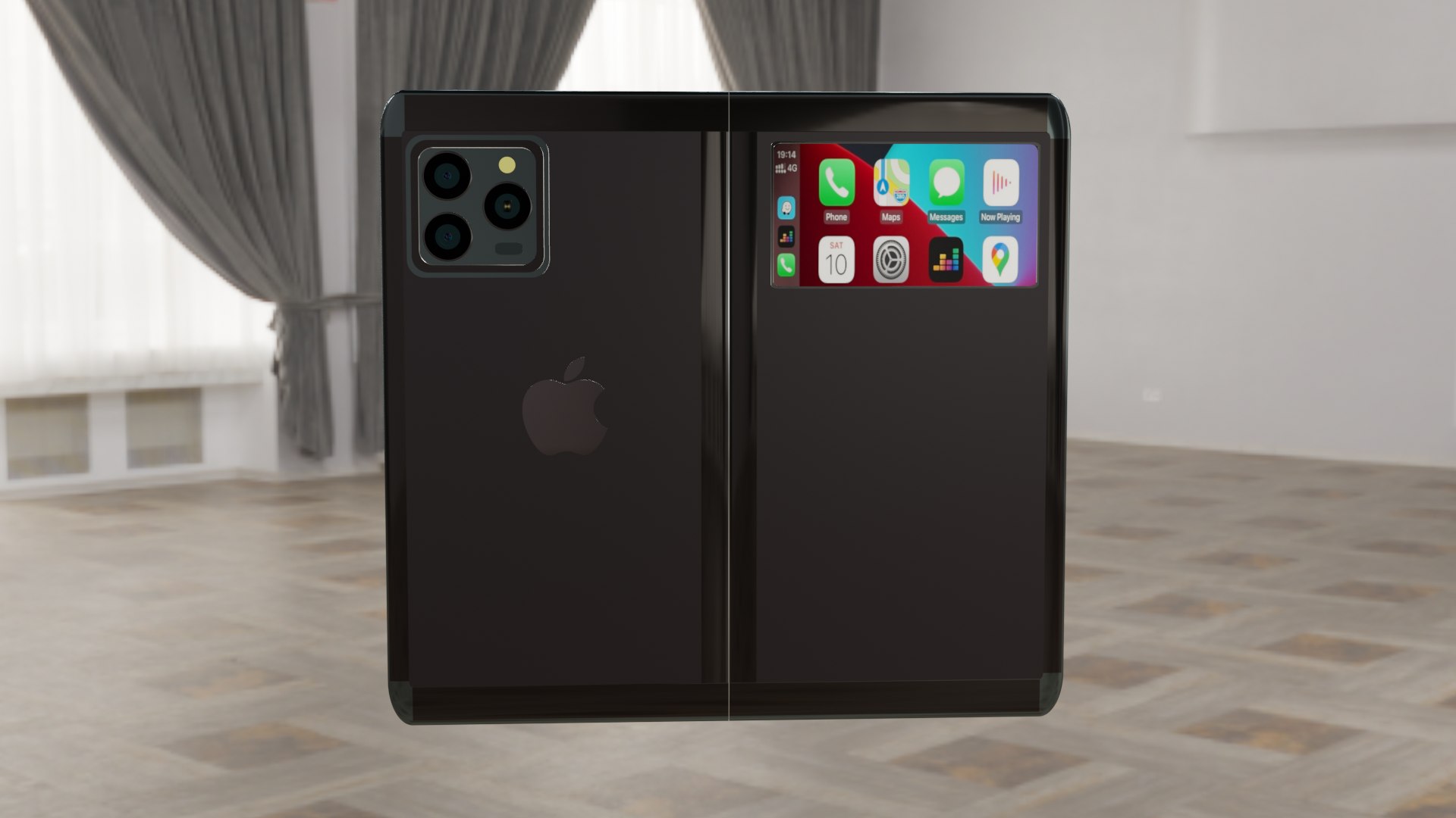 IPhone Fold Model - TurboSquid 2001878