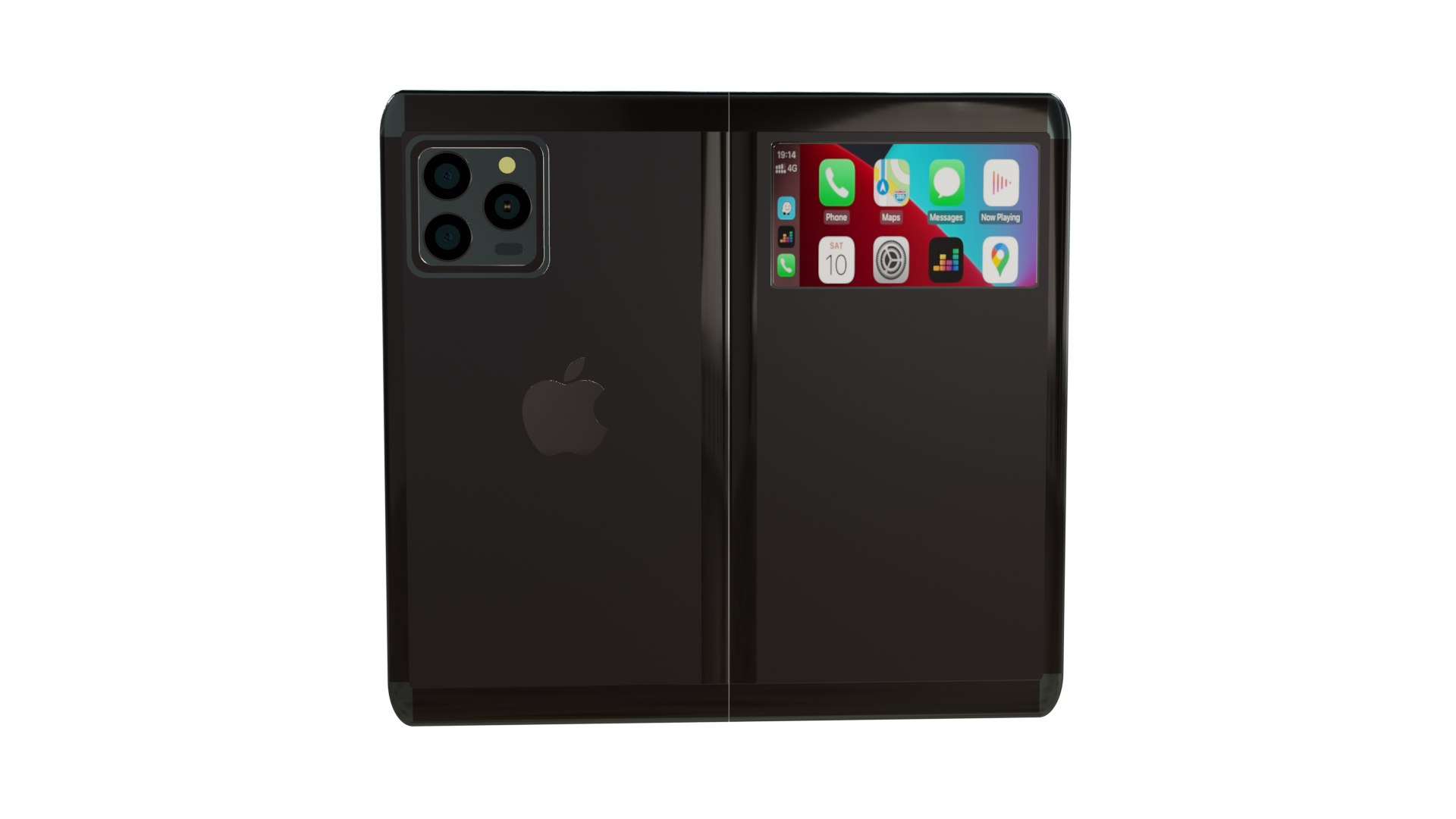IPhone Fold Model - TurboSquid 2001878
