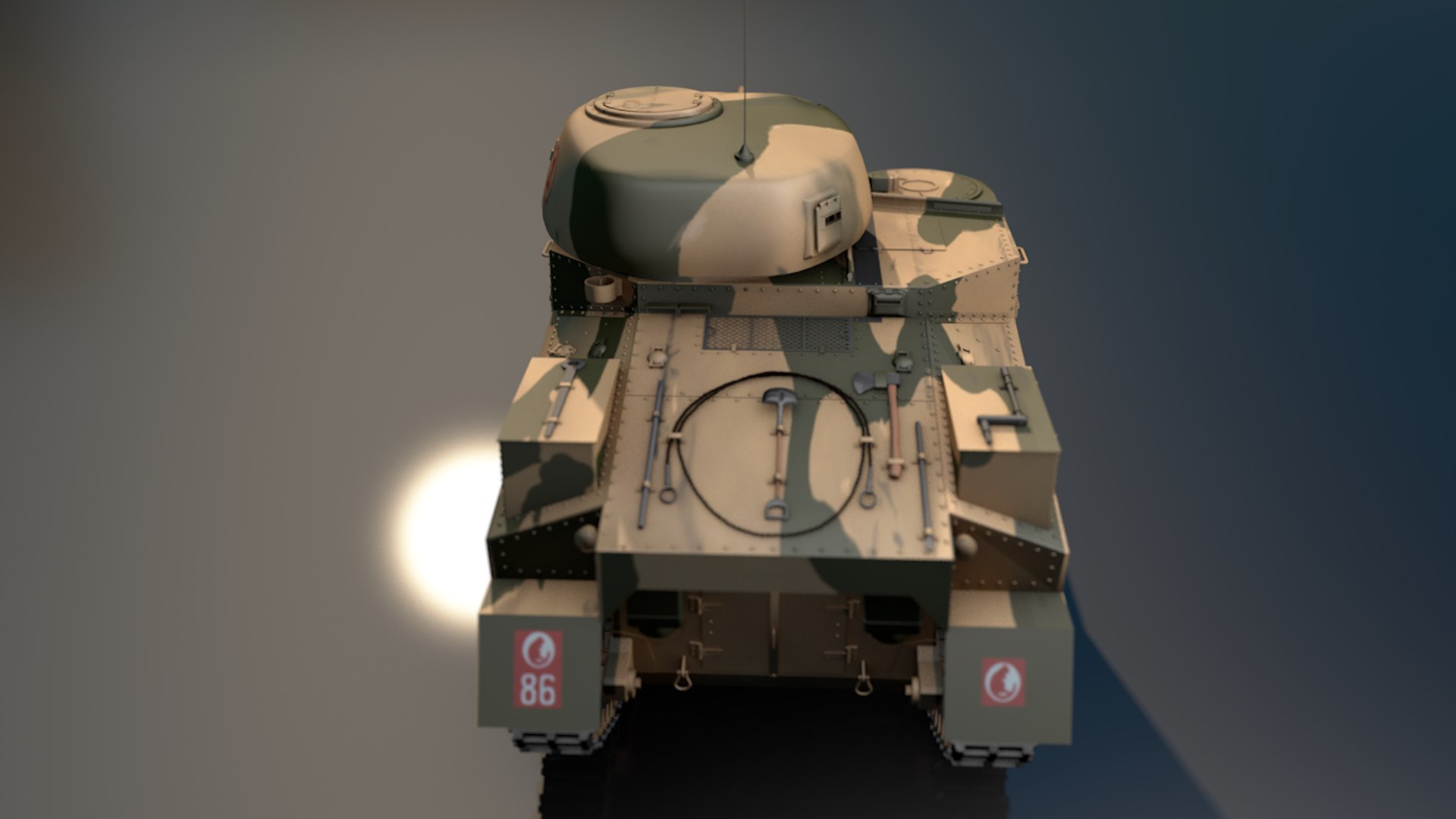 M3 grant desert rats model - TurboSquid 1461247