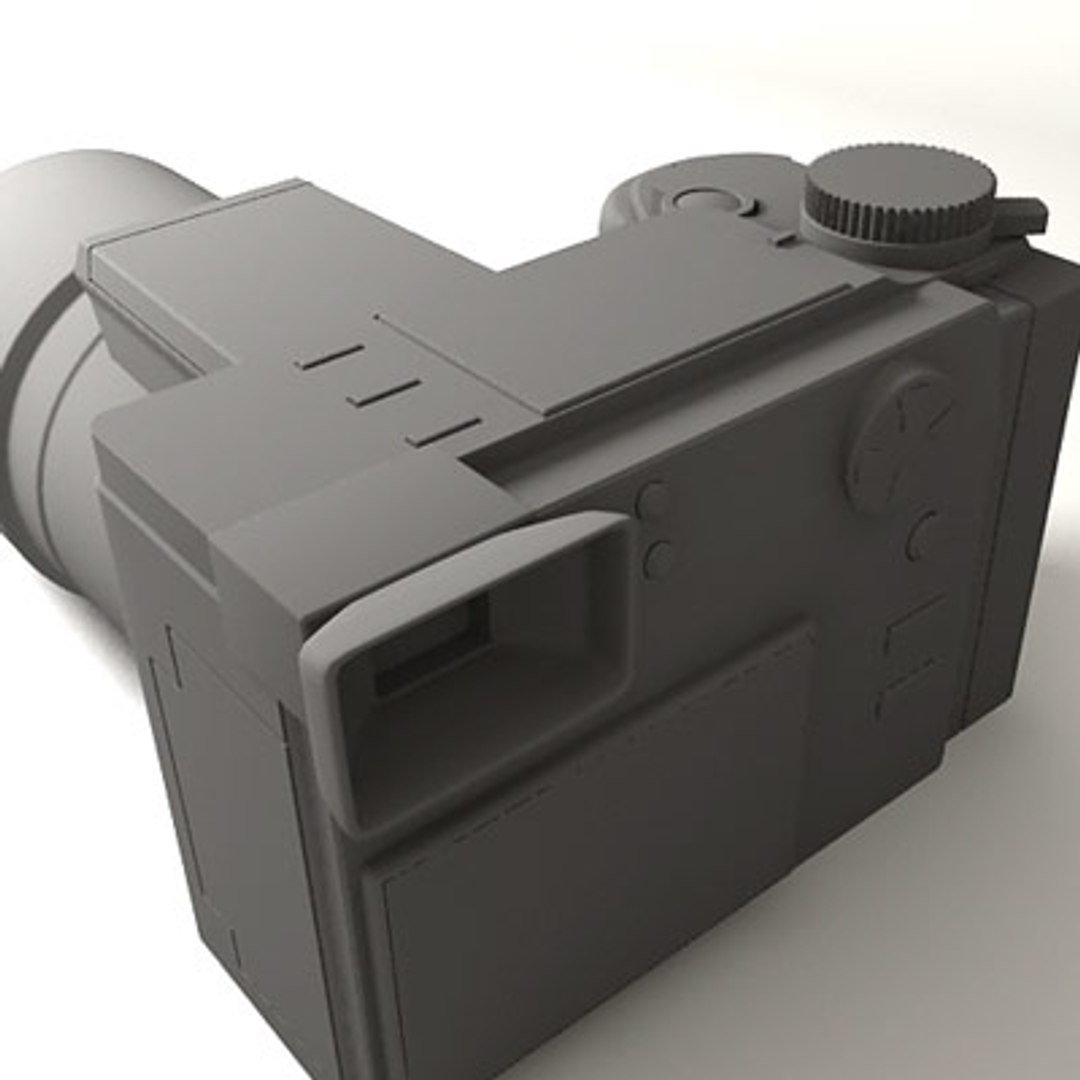 Generic Digital Camera 3d Model