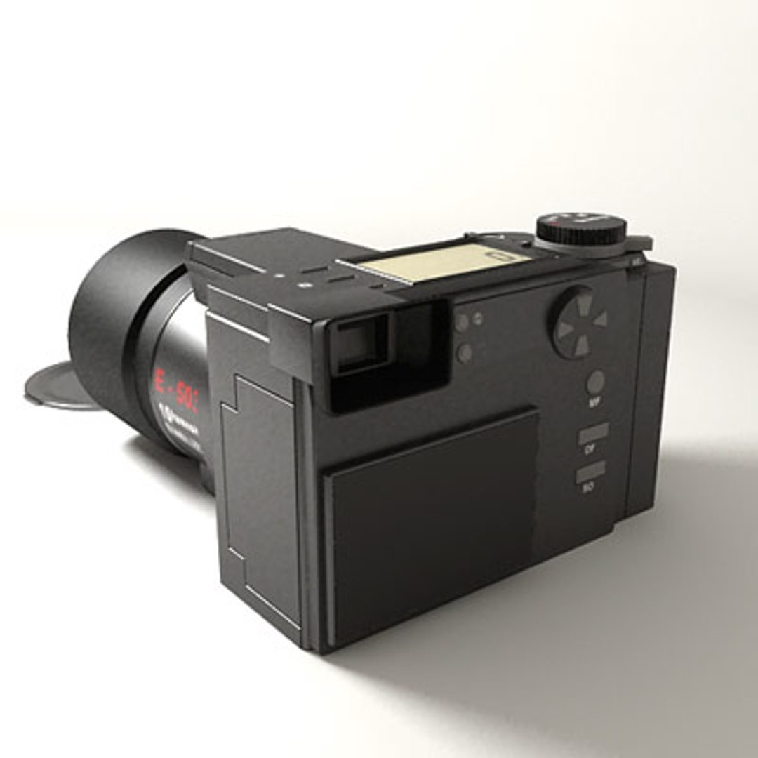 Generic Digital Camera 3d Model