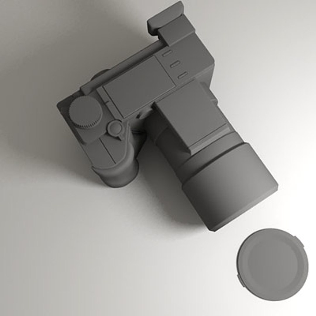 Generic Digital Camera 3d Model