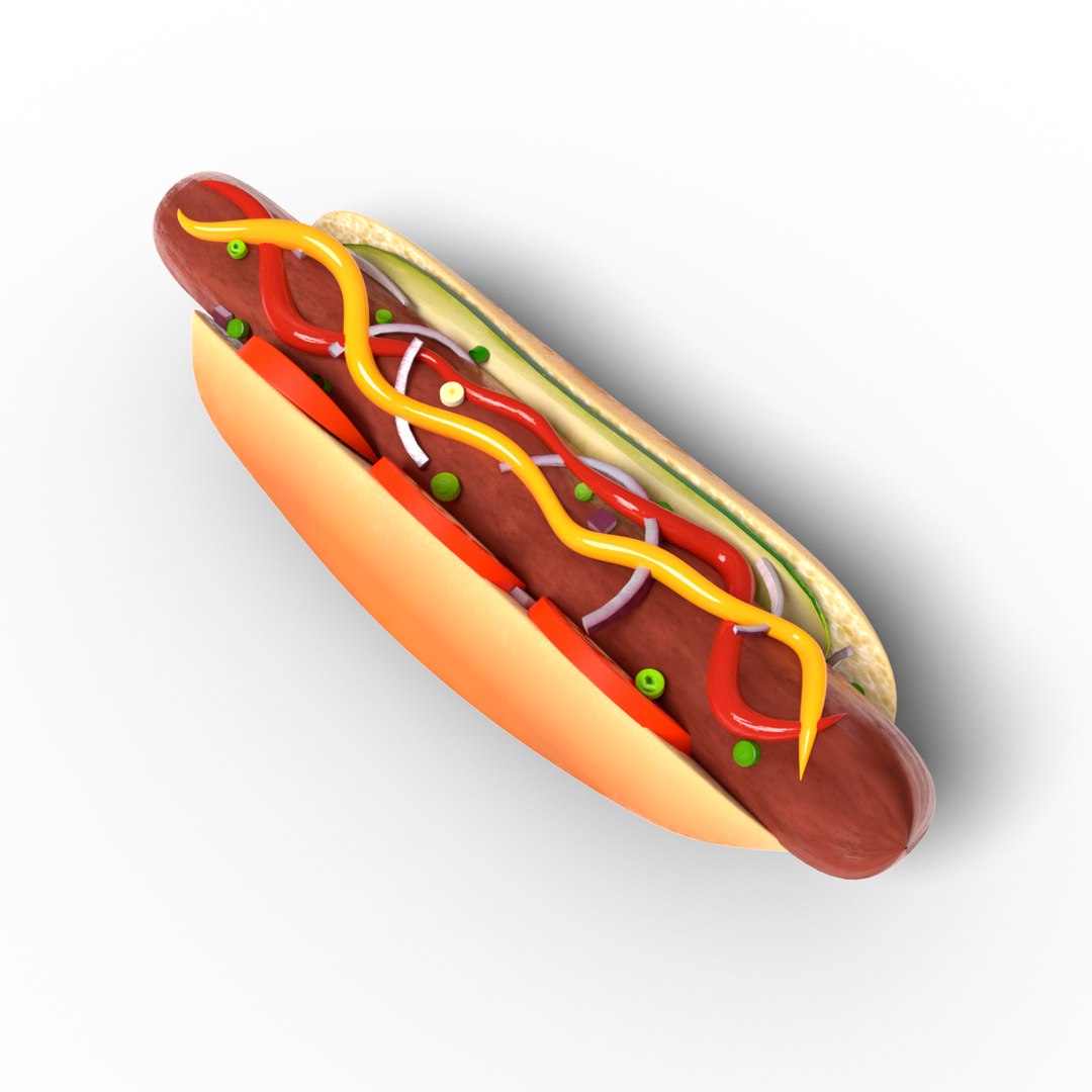Photorealistic hot dog model - TurboSquid 1439641