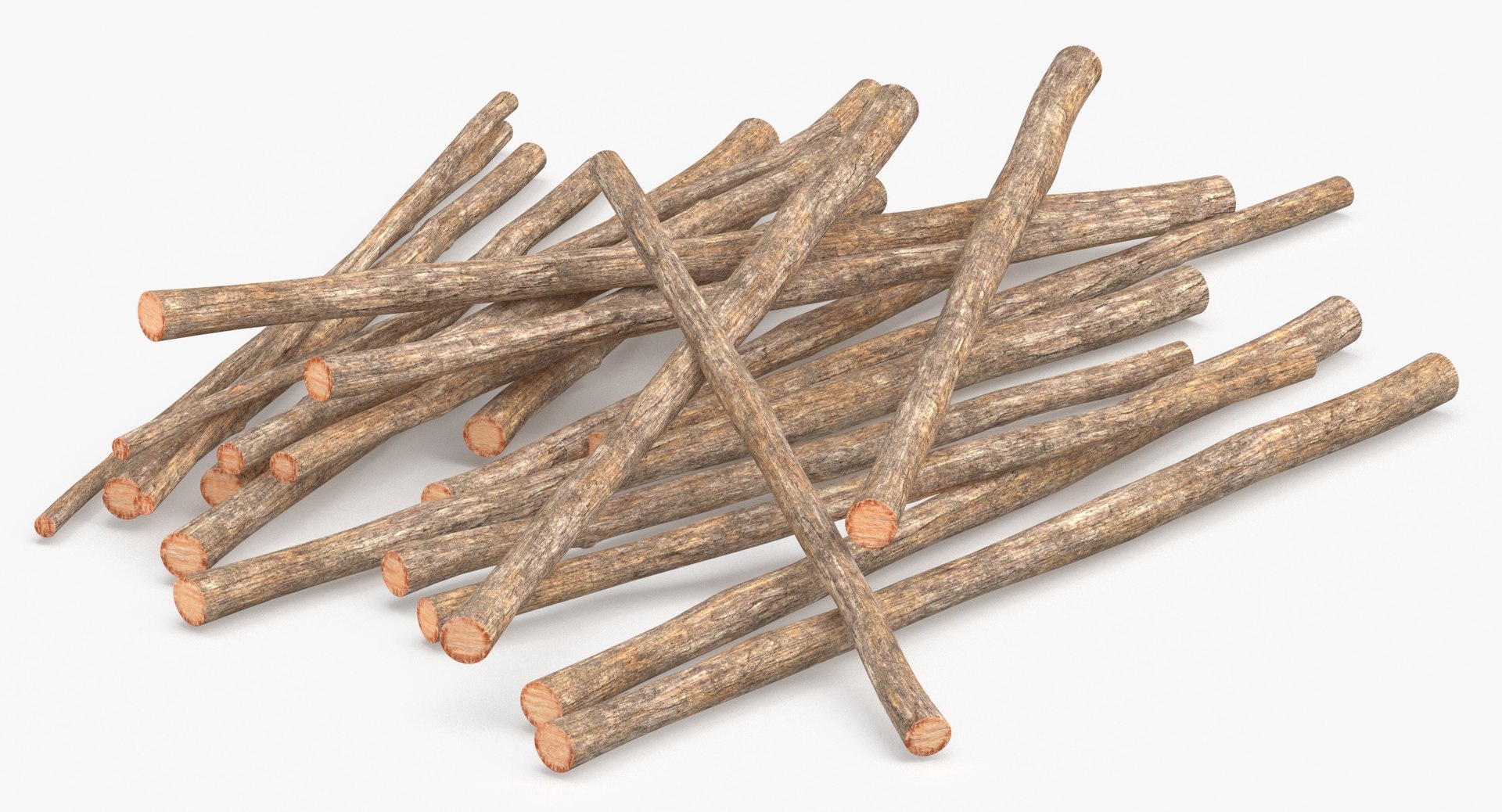 3D Log Pile Small Medium and Large 02 model - TurboSquid 2035380