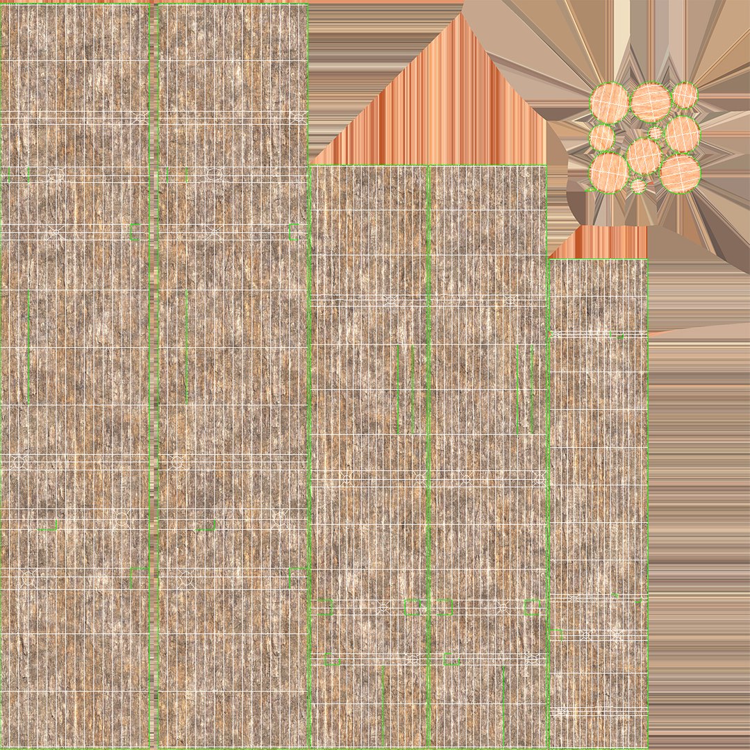 3D Log Pile Small Medium and Large 02 model - TurboSquid 2035380