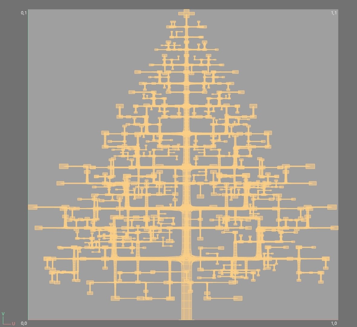 3D Cyber Confier Tree Model - TurboSquid 2343868