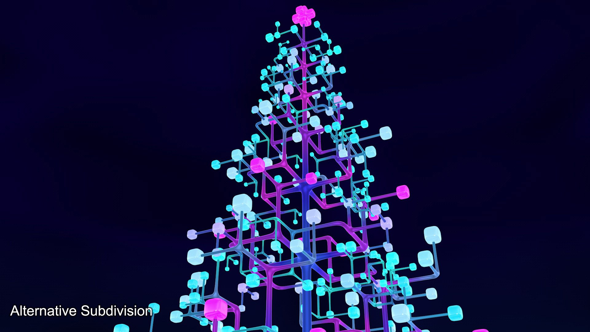 3D Cyber Confier Tree Model - TurboSquid 2343868