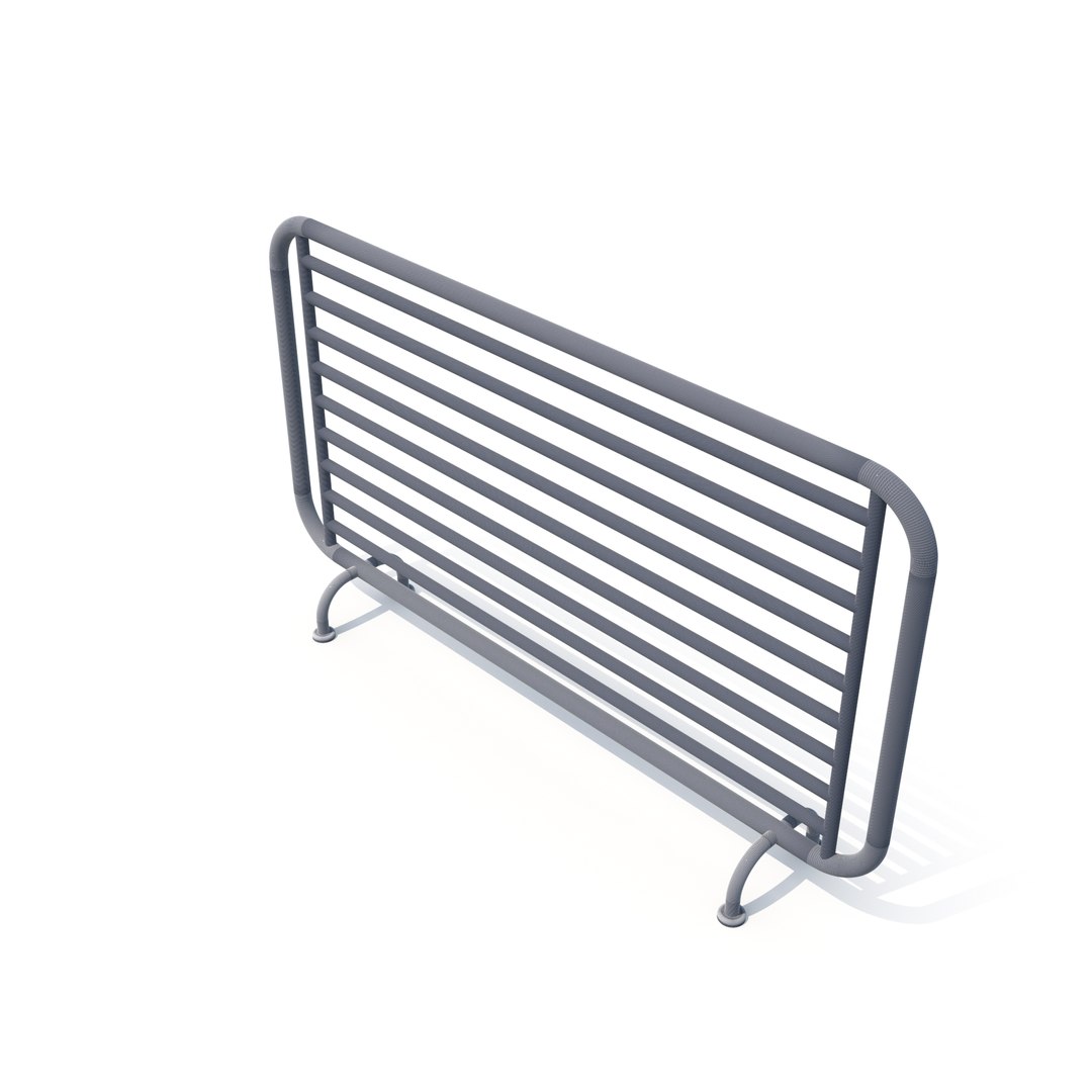 Metal Barrier 3D Model - TurboSquid 1958883