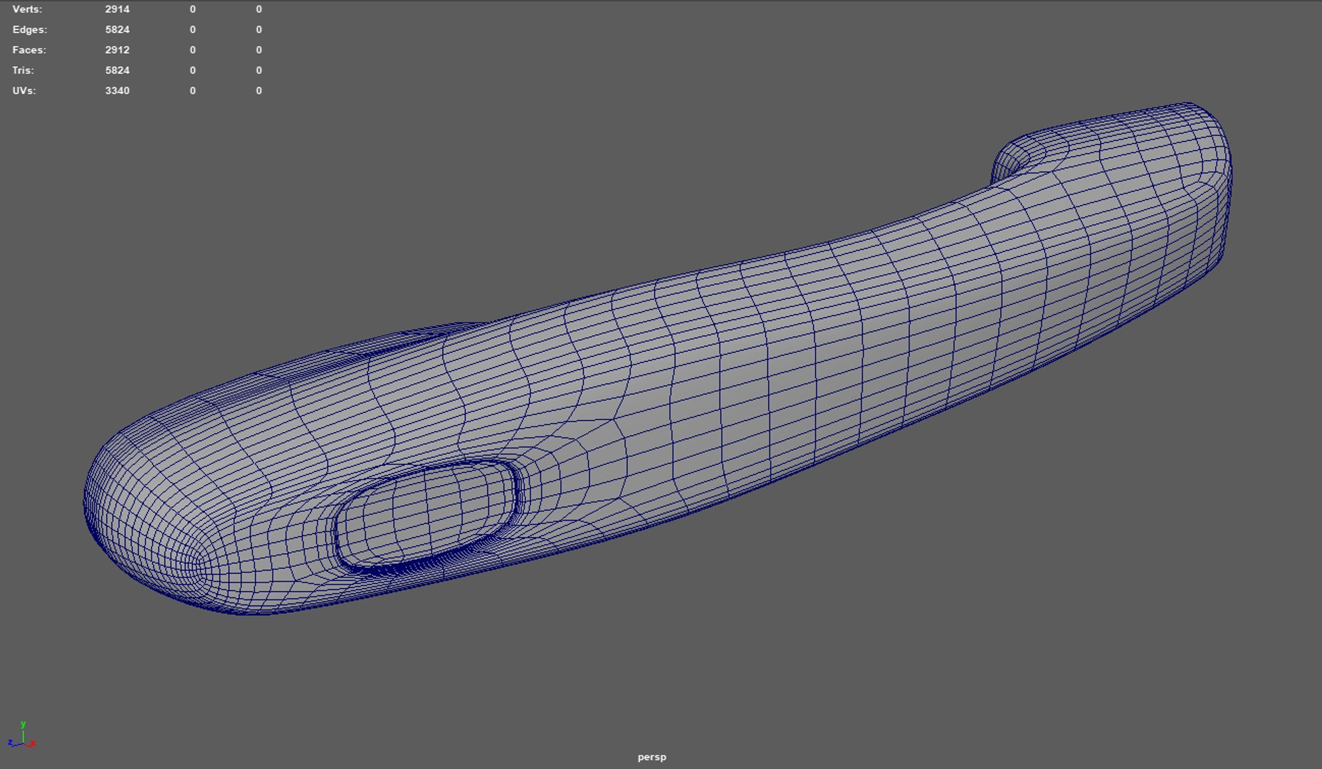 Car Door Handle 04 3D Model - TurboSquid 2186634