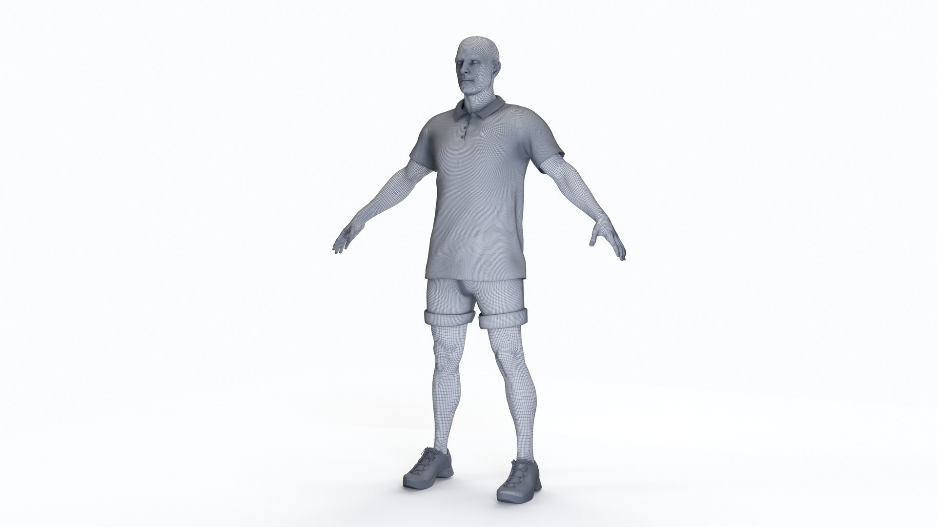 3D Model Male Casual Summer Clothing - TurboSquid 2160189