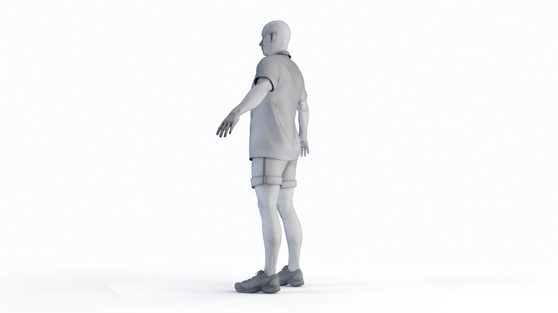 3D Model Male Casual Summer Clothing - TurboSquid 2160189
