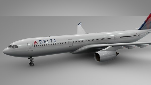 3D airbus a330-300 delta airlines model - TurboSquid 1460550