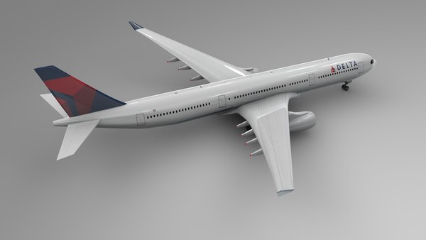 3D airbus a330-300 delta airlines model - TurboSquid 1460550