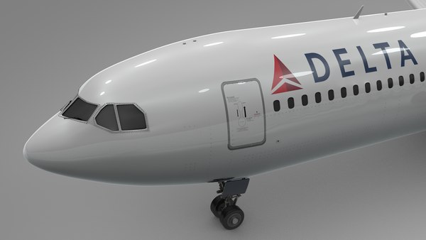 3D airbus a330-300 delta airlines model - TurboSquid 1460550
