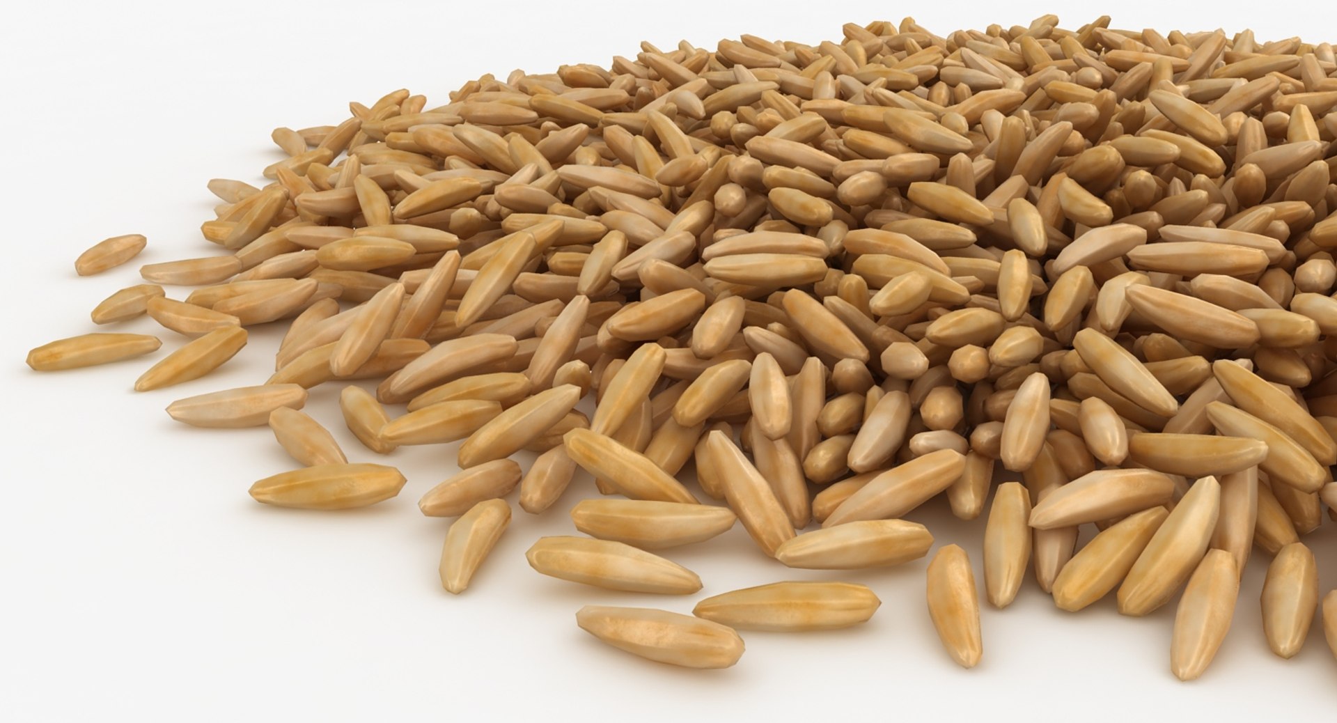 3D Model Realistic Brown Rice 2 - TurboSquid 1170695