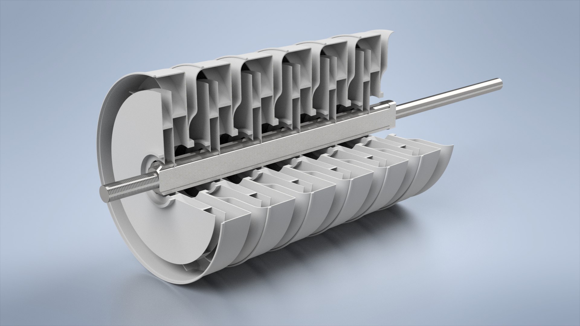 Multistage Pump Multistage Vertical Pump 3D - TurboSquid 2001633