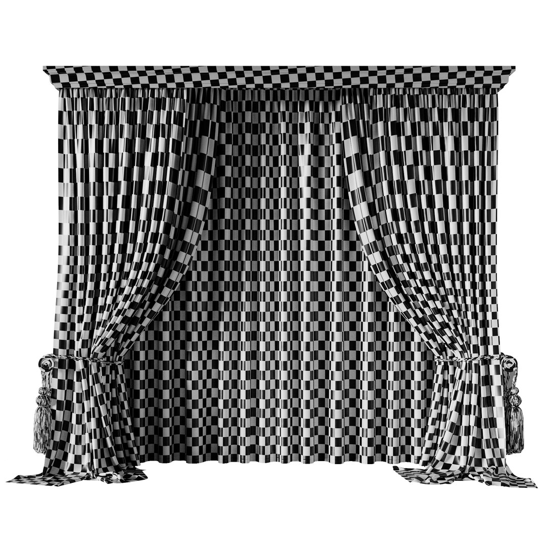 3D Curtain N3 - TurboSquid 2364837